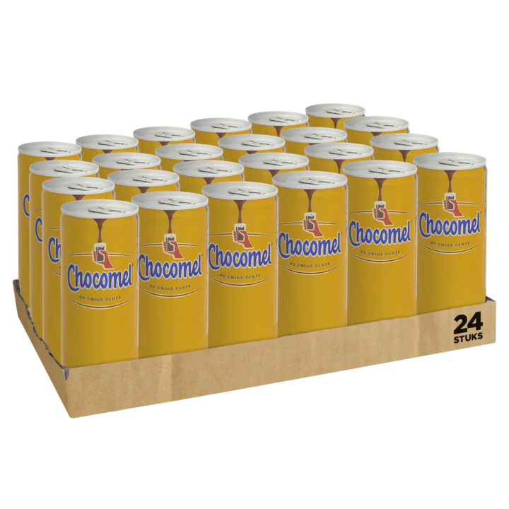 Chocomel Tray blik 24 x 25 cl - v.d. Aalst Verhuur